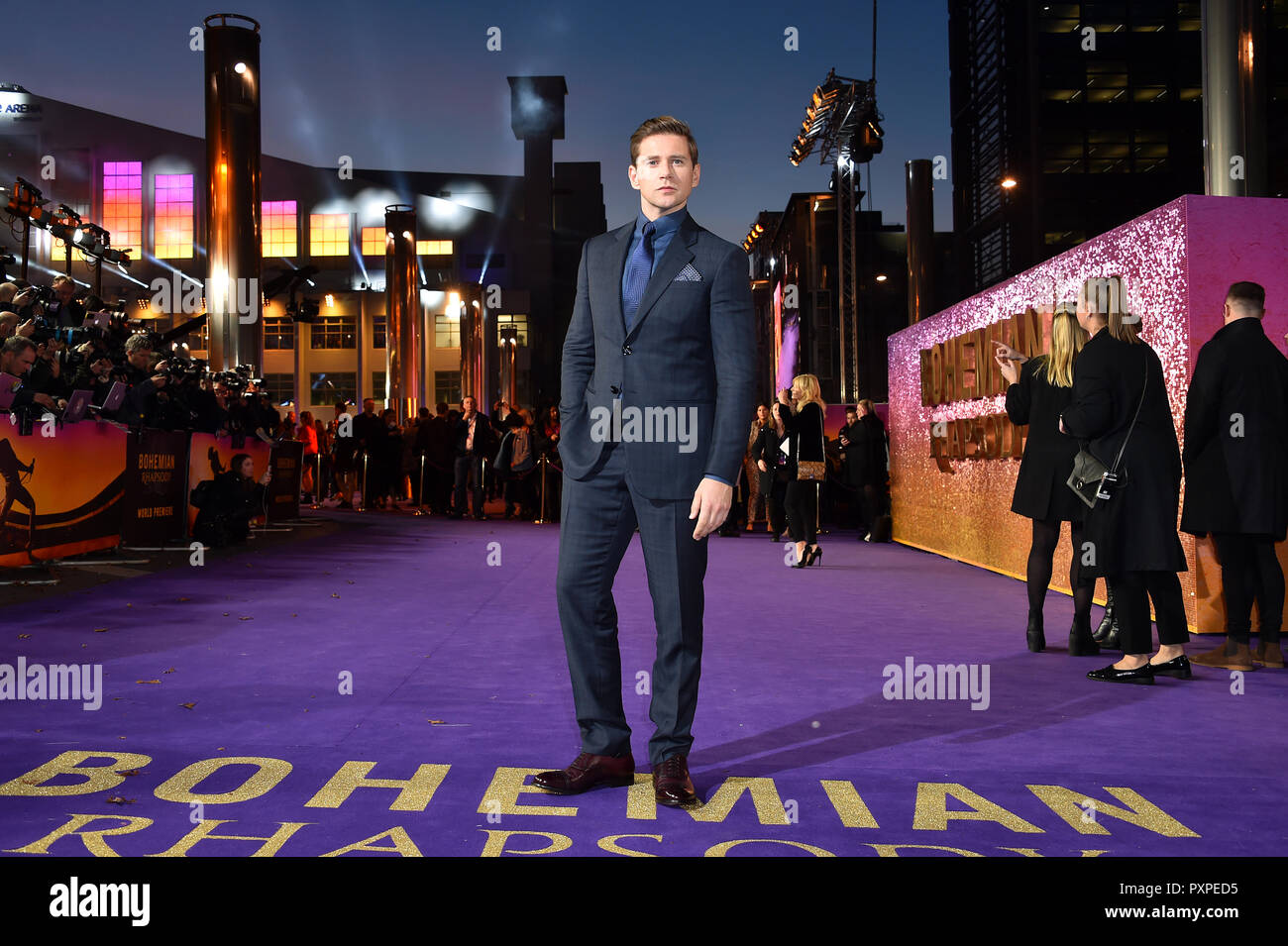 Allen Leech attending the Bohemian Rhapsody World Premiere held at the ...