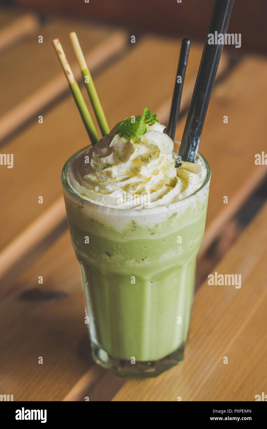 Matcha latte sticks hi-res stock photography and images - Alamy