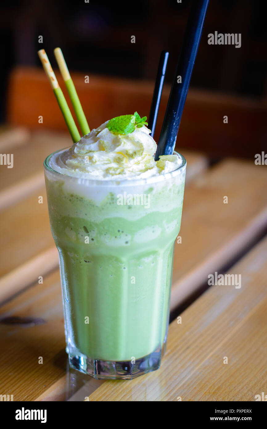 Matcha latte sticks hi-res stock photography and images - Alamy