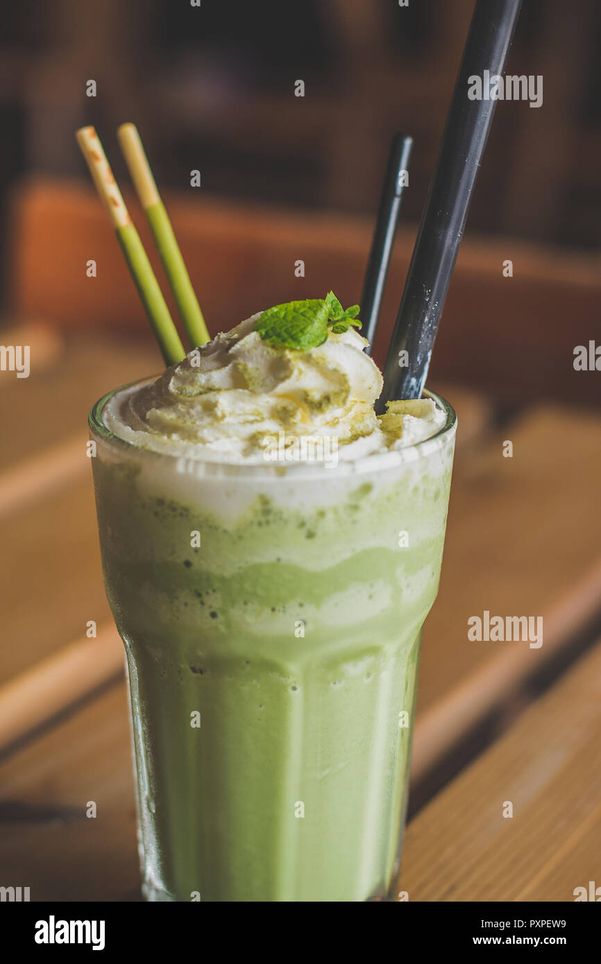 Matcha latte sticks hi-res stock photography and images - Alamy