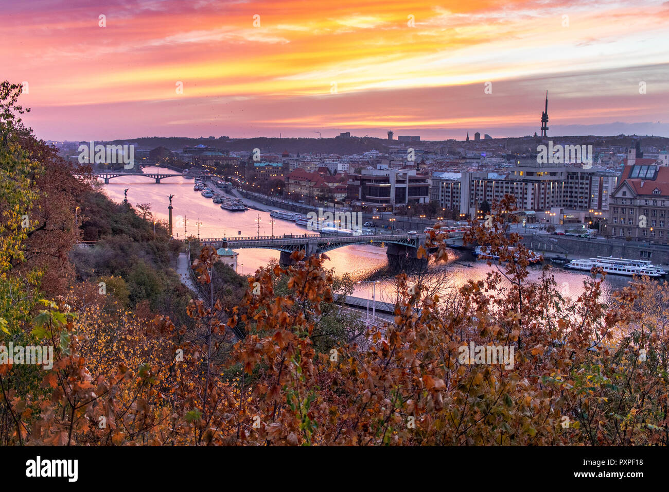Dvorakovo embankment hi-res stock photography and images - Alamy