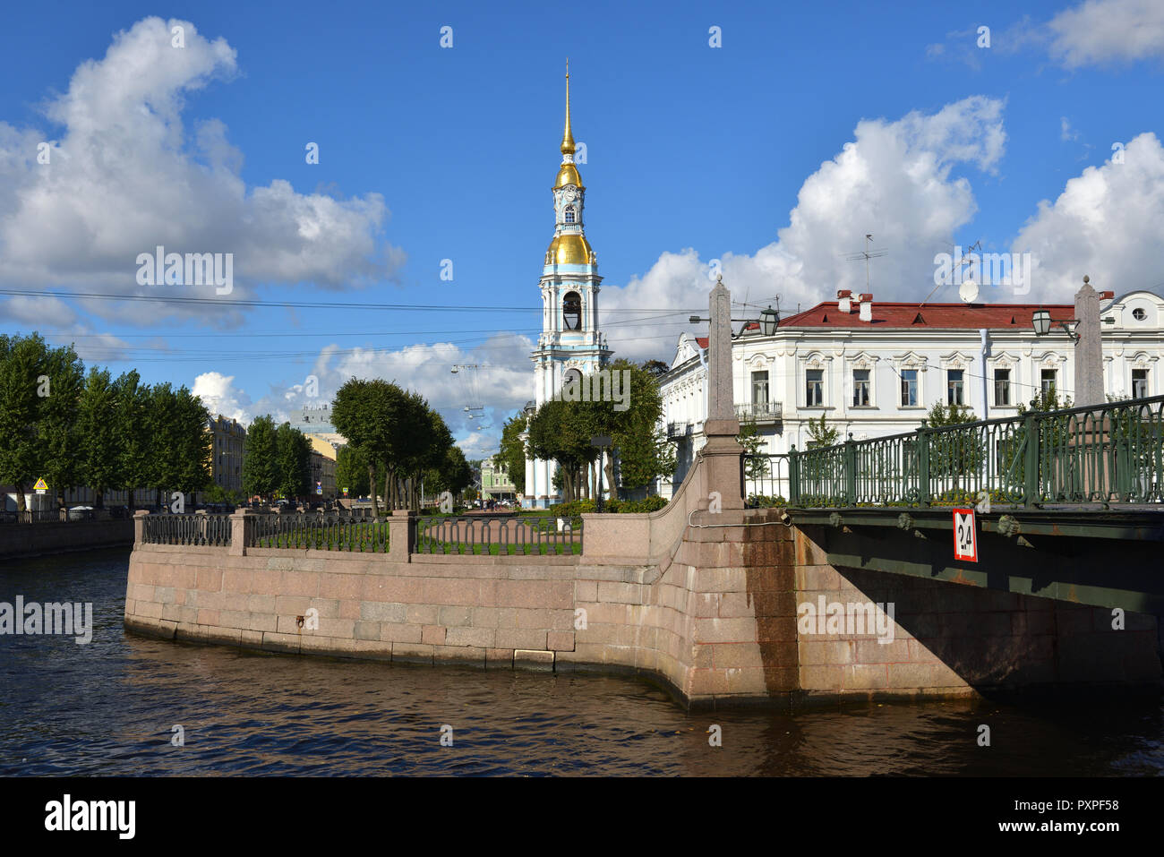 Bell tower and Naval Cathedral of St. Nicholas and Krasnogvardeysky ...