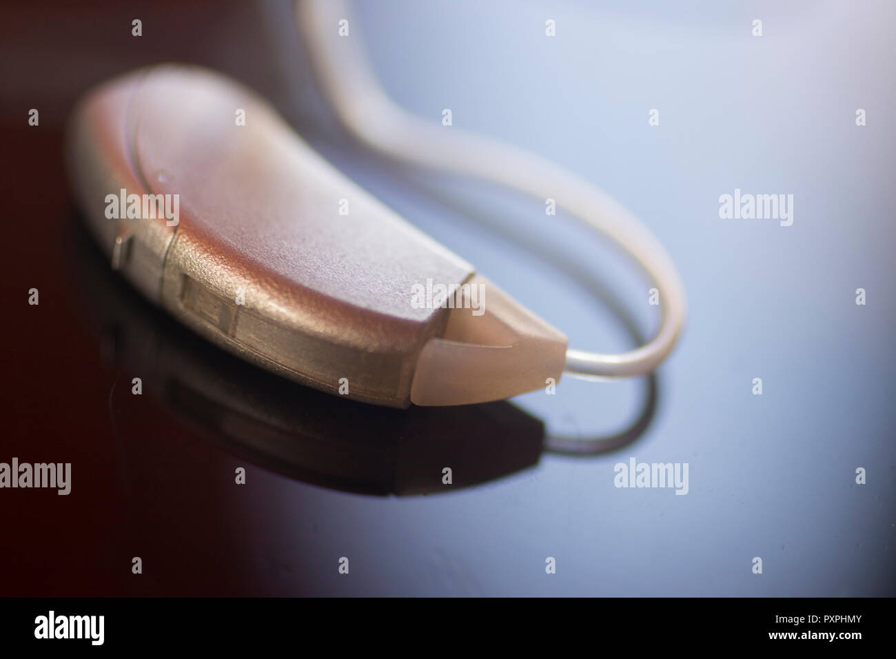 Audiophone modern high technology deafness equipment in the ear digital ...