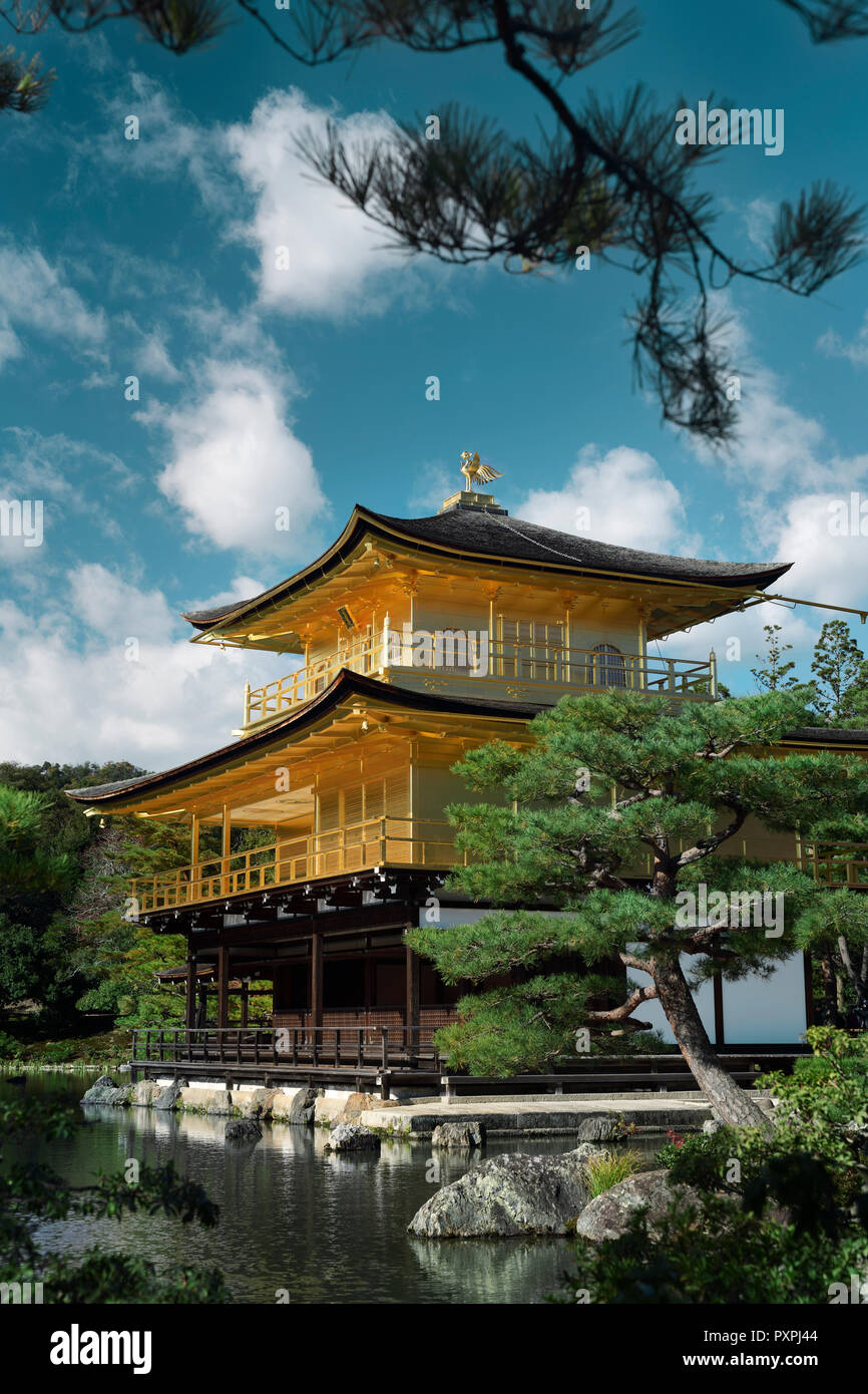 Kinkaku ji temple golden pavilion hi-res stock photography and images ...