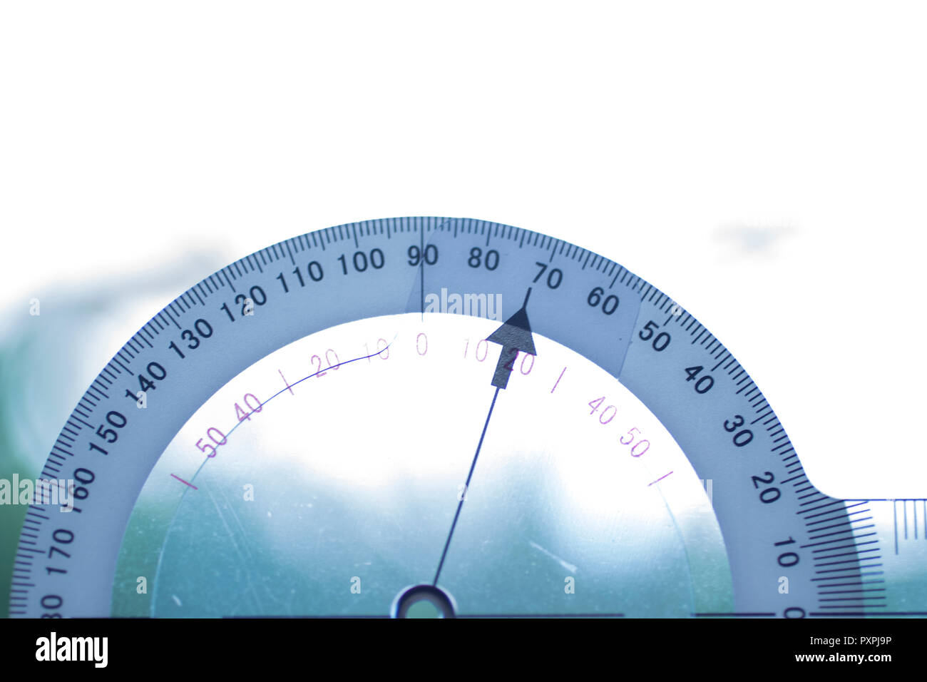 Goniometer movement medical instrument used for measuring mobility of ...