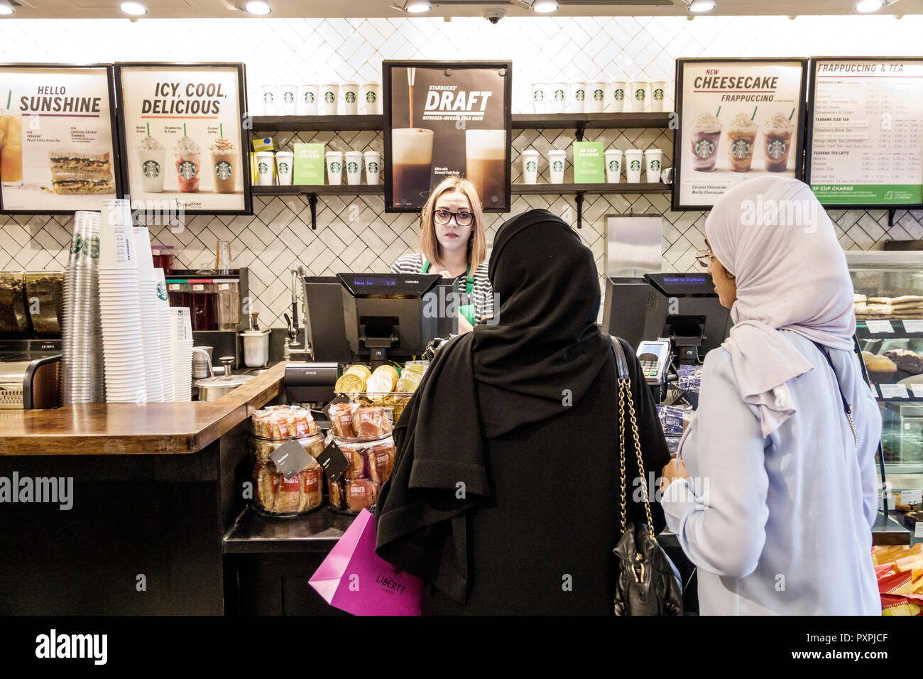 Starbucks cash counter hi-res stock photography and images - Alamy