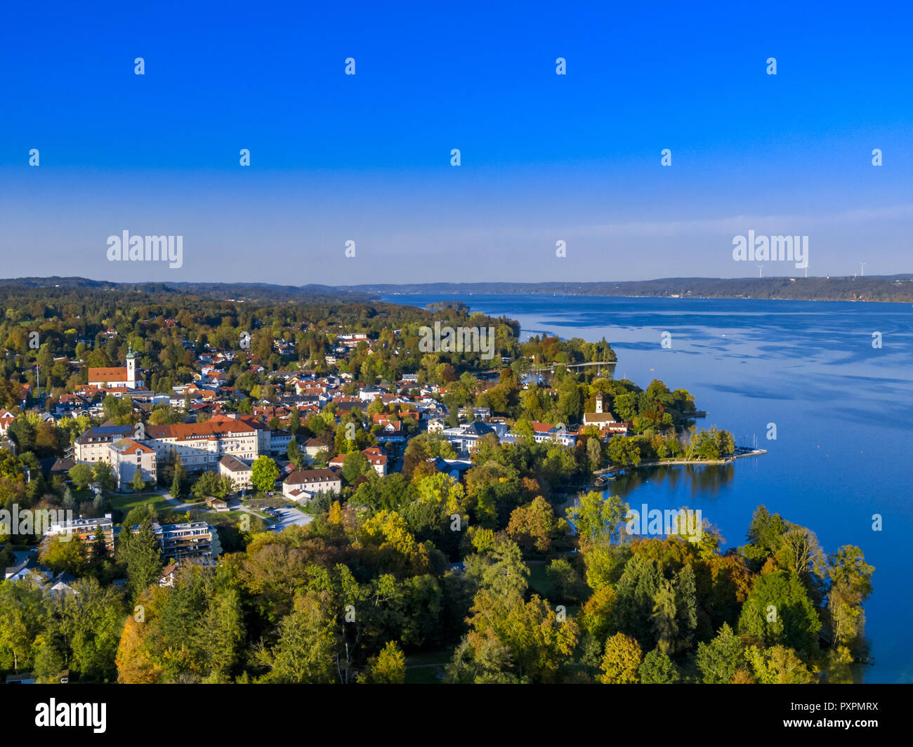 Tutzing on Lake Starnberg, Bavaria, Germany Stock Photo - Alamy