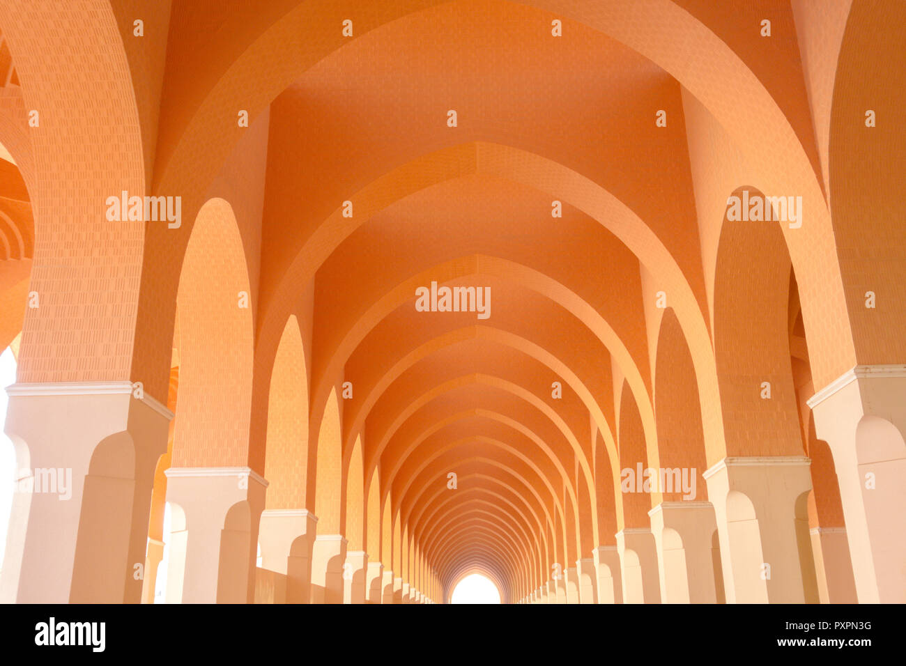 Exterior of a walkway in Masjid Bir 'Ali (or Shajarah or Zhulhulaifah ...