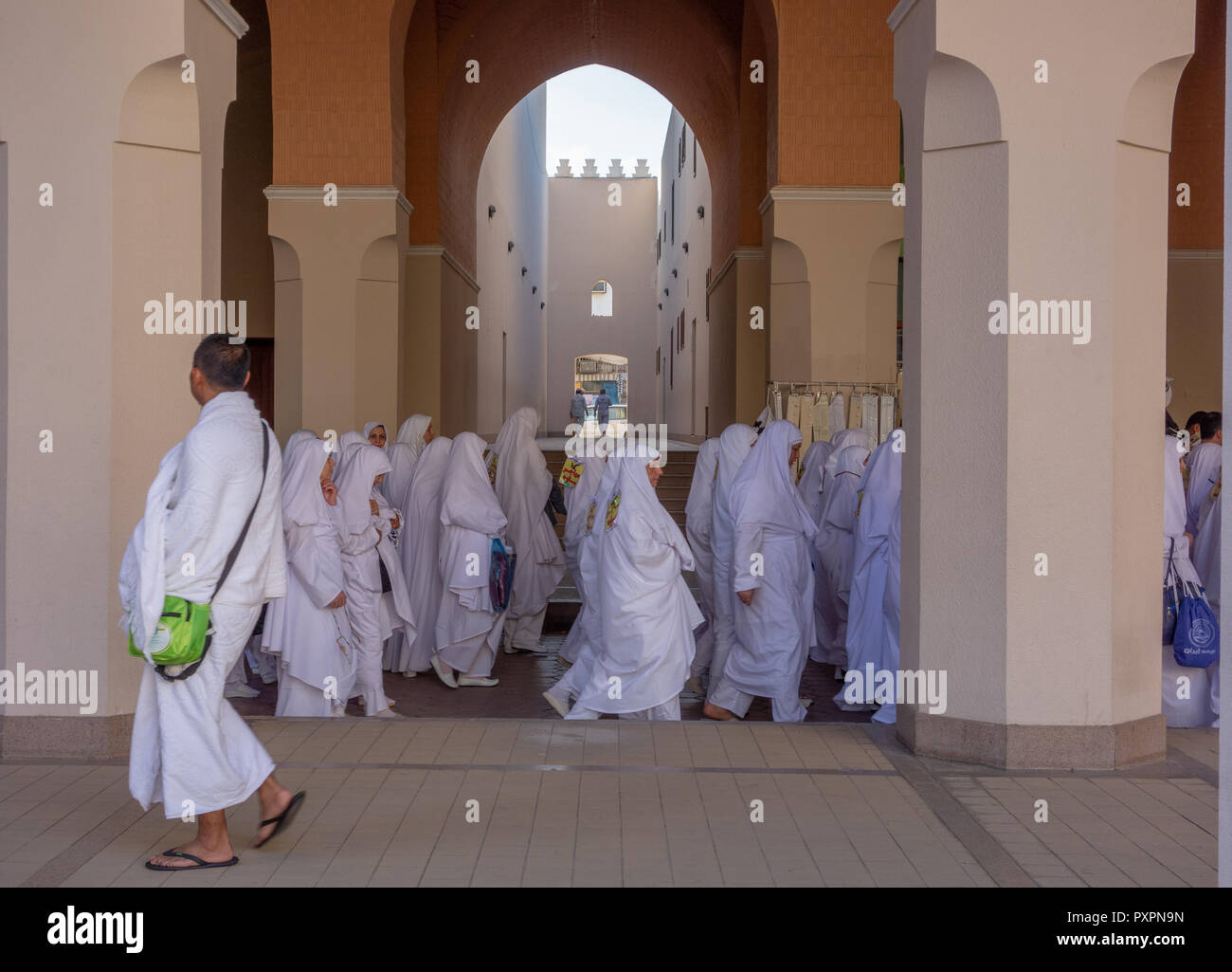 Ihram cloth hi-res stock photography and images - Alamy