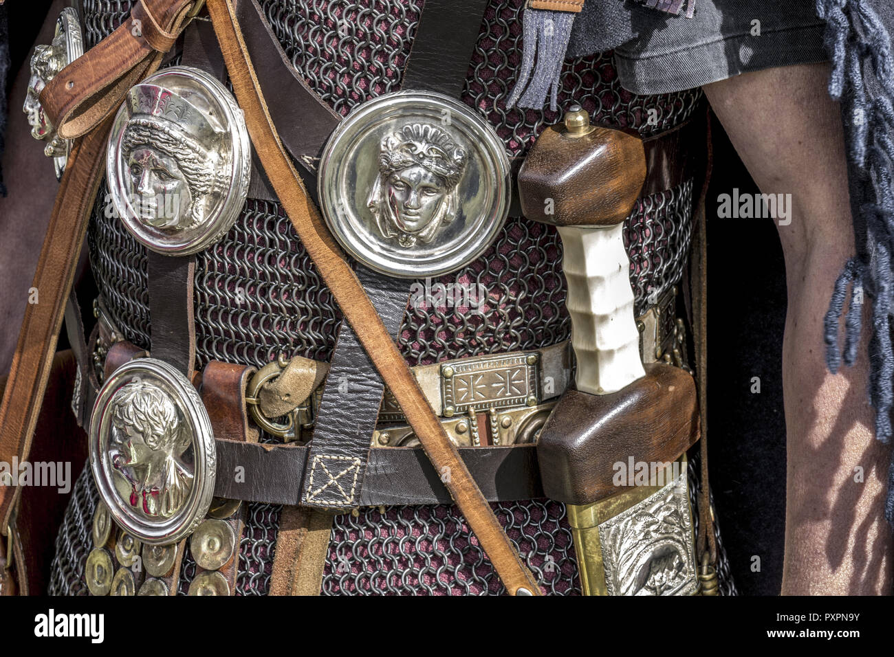 Centurion on a Roman festival, Biriciana, fort area, Weissenburg ...