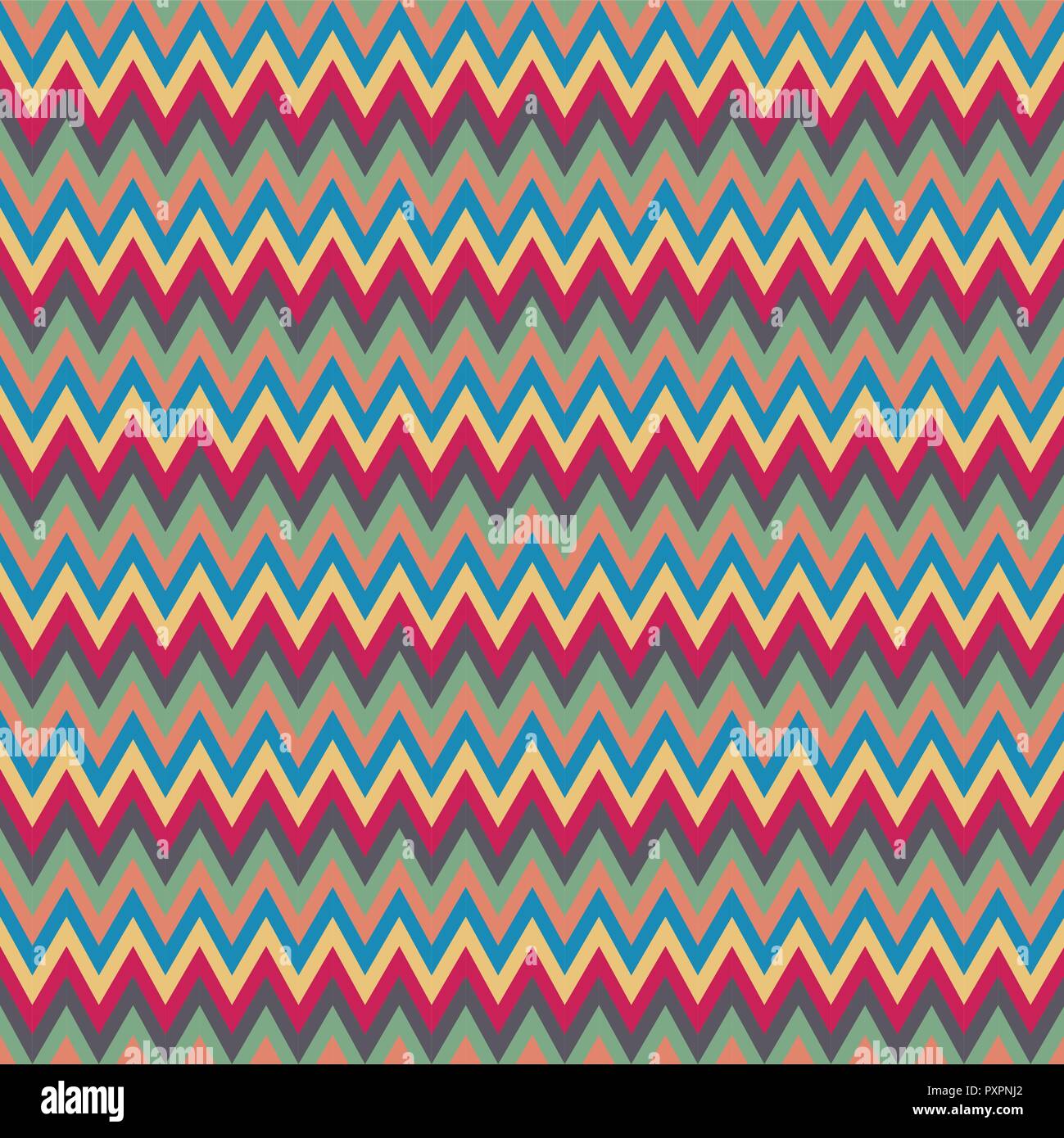Chevron background, design seamless pattern vintage retro color Stock ...