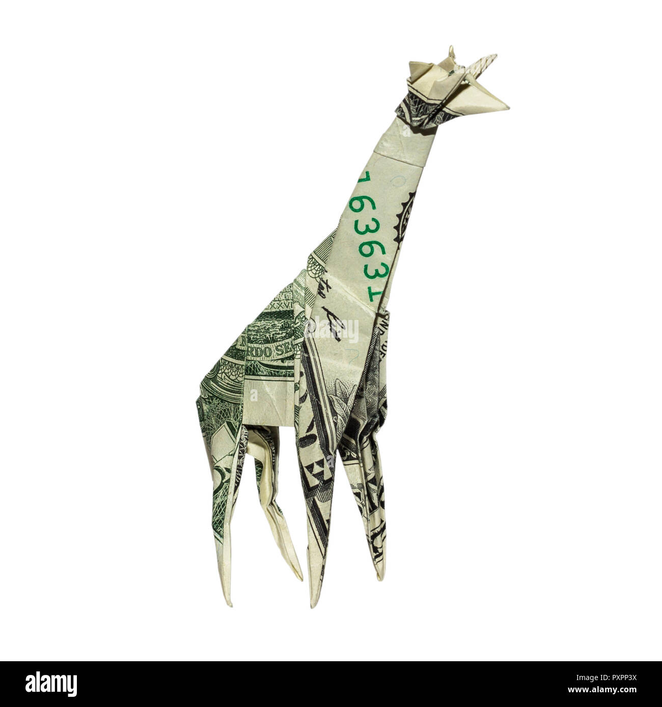 Easy Dollar Bill Origami Giraffe Dollar Bill Animals In Origami