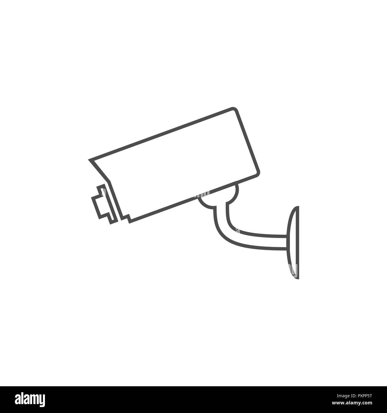 Security camera icon. Flat design Vector Stock Vector Image & Art - Alamy