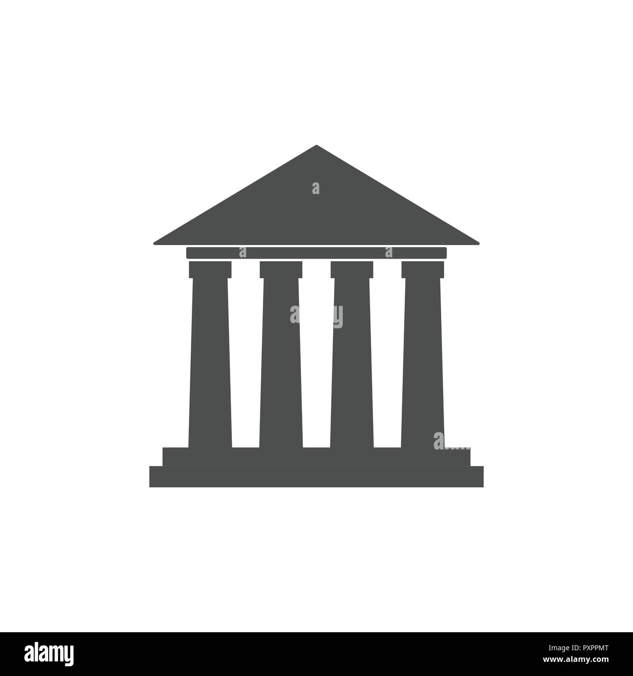 Facade bank court government Stock Vector Images - Alamy