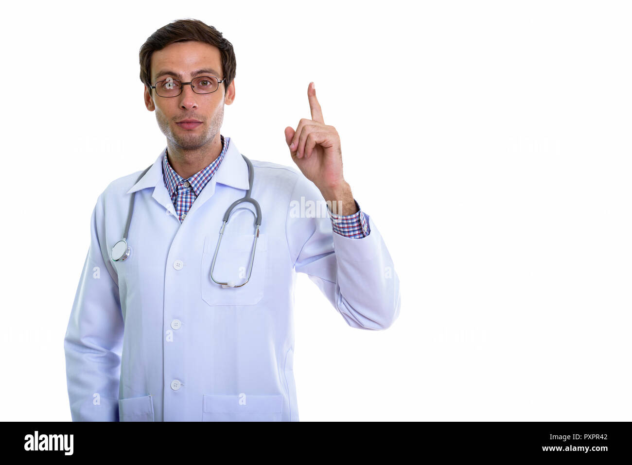 Empty medical white coat isolated hi-res stock photography and images ...