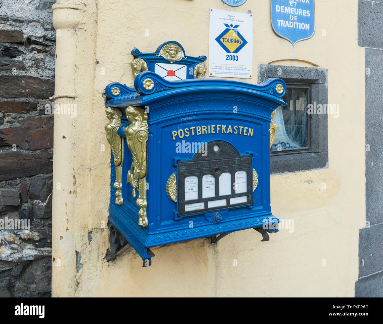 Ornate vintage post box in the town of Cochem, Germany Stock Photo - Alamy