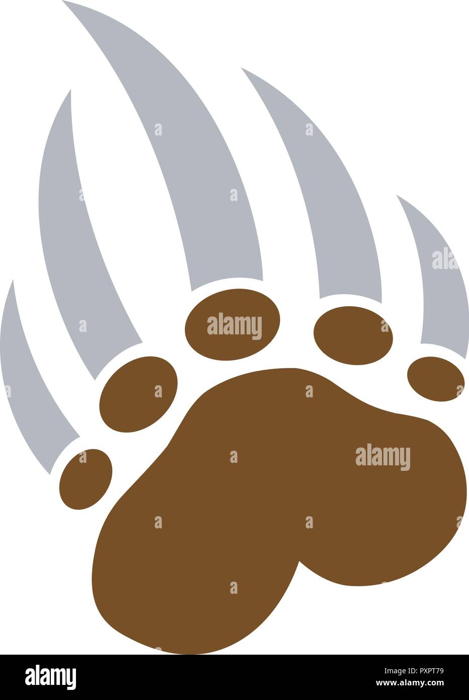 Bear claw vector illustration Stock Vector Image & Art - Alamy