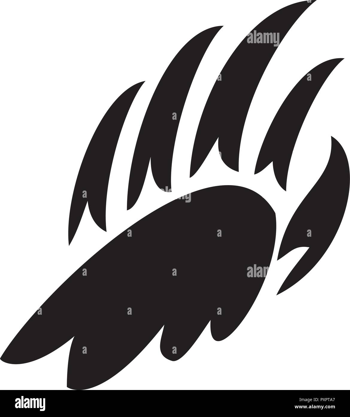 Bear claw vector illustration Stock Vector Image & Art - Alamy