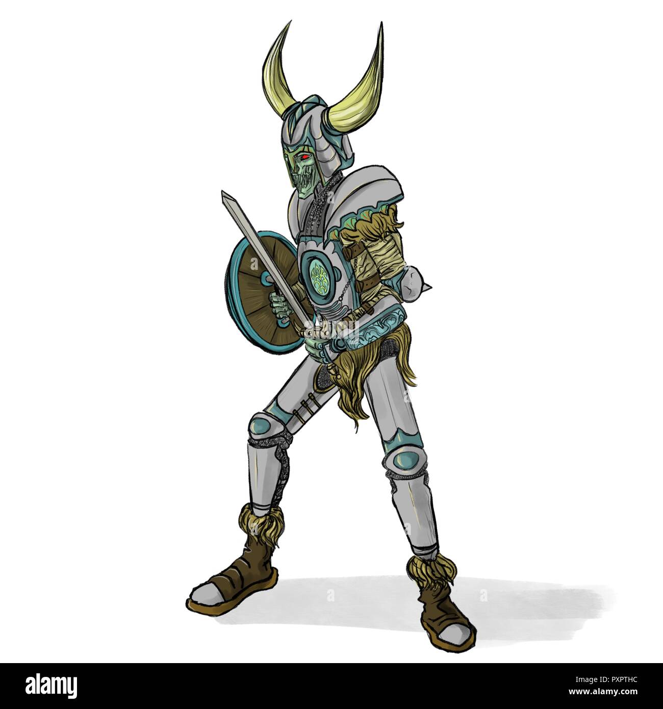 Loki norse illustration Cut Out Stock Images & Pictures - Alamy