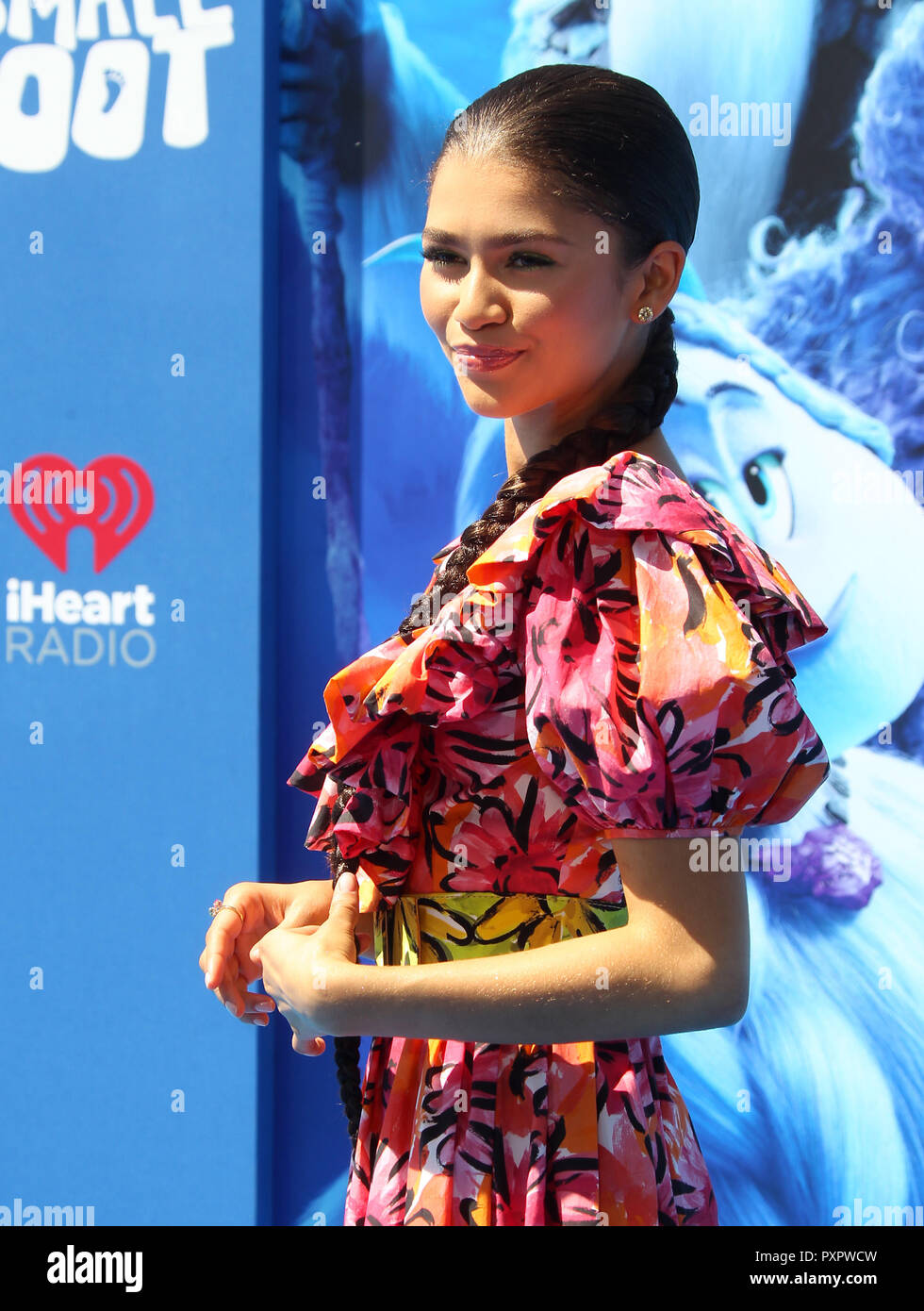 Los Angeles premiere of 'Smallfoot' - Arrivals Featuring: Zendaya Where ...