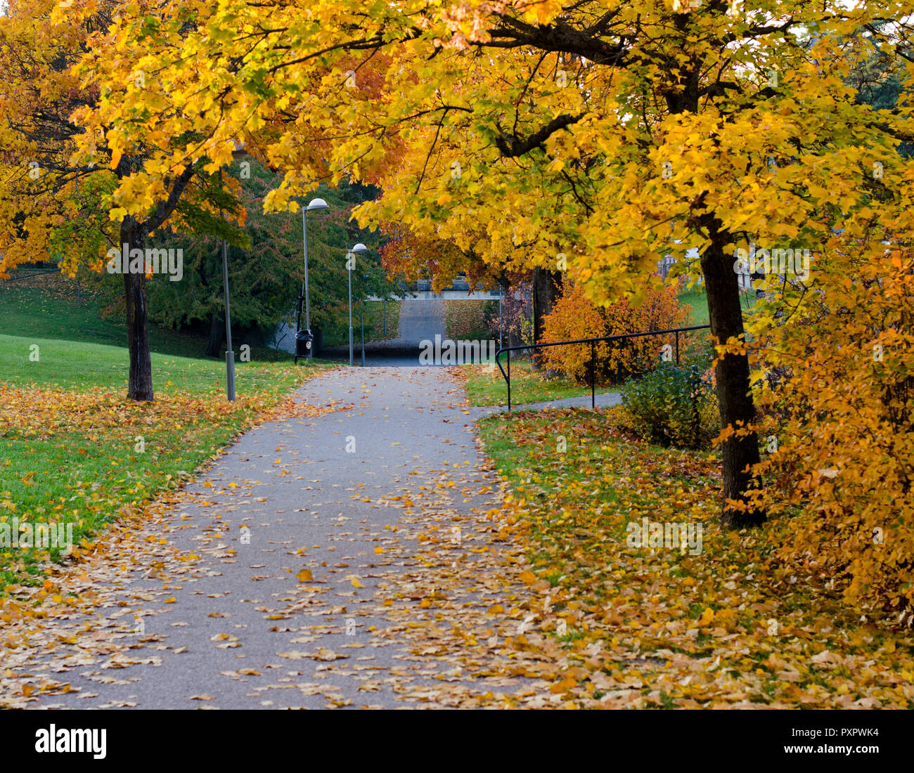Straight downhill road hi-res stock photography and images - Alamy