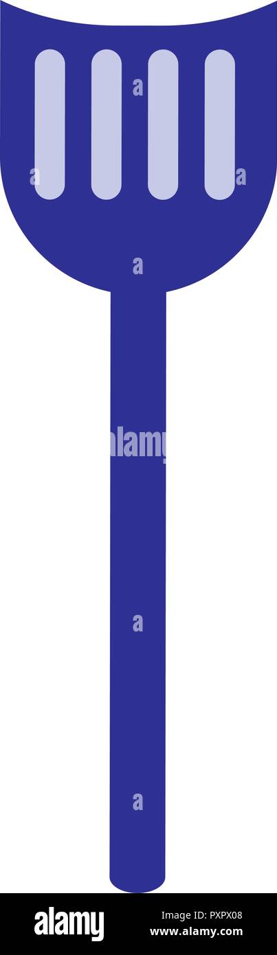 grill spatula over white bakground, vector illustration Stock Vector ...