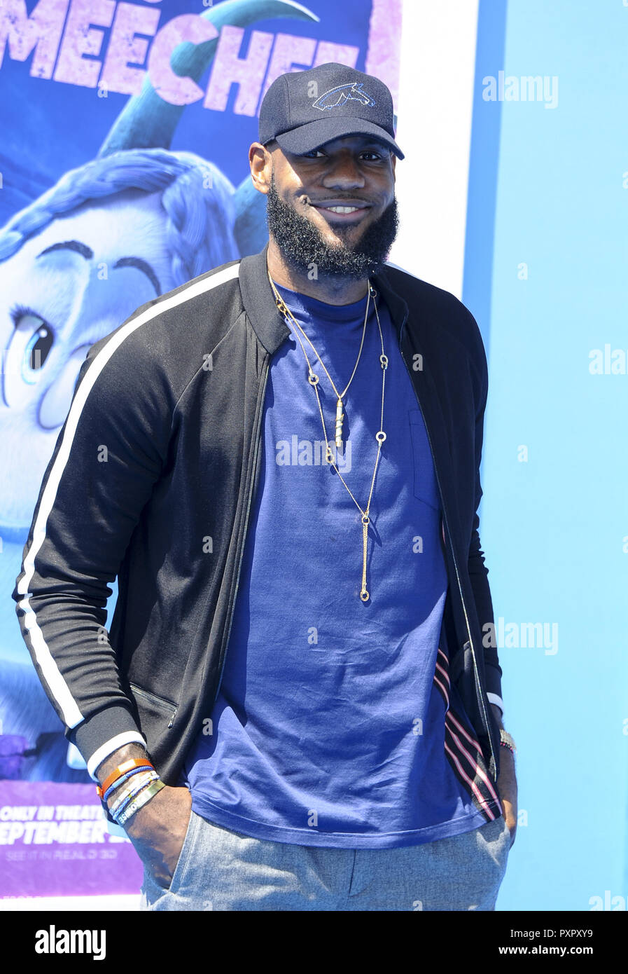 Los Angeles premiere of 'Smallfoot' - Arrivals Featuring: Lebron James ...