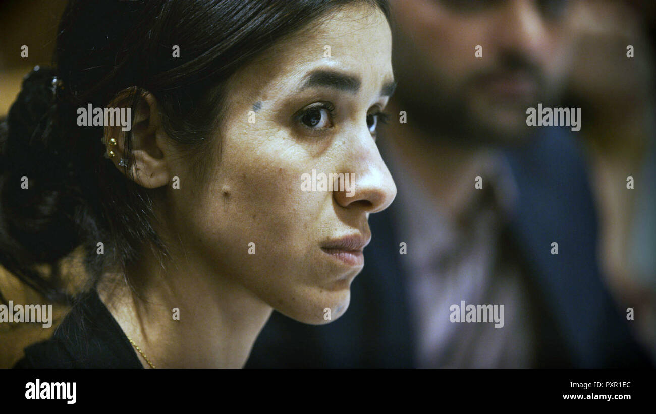 ON HER SHOULDERS, Nadia Murad, 2018. © Oscilloscope /Courtesy Everett ...