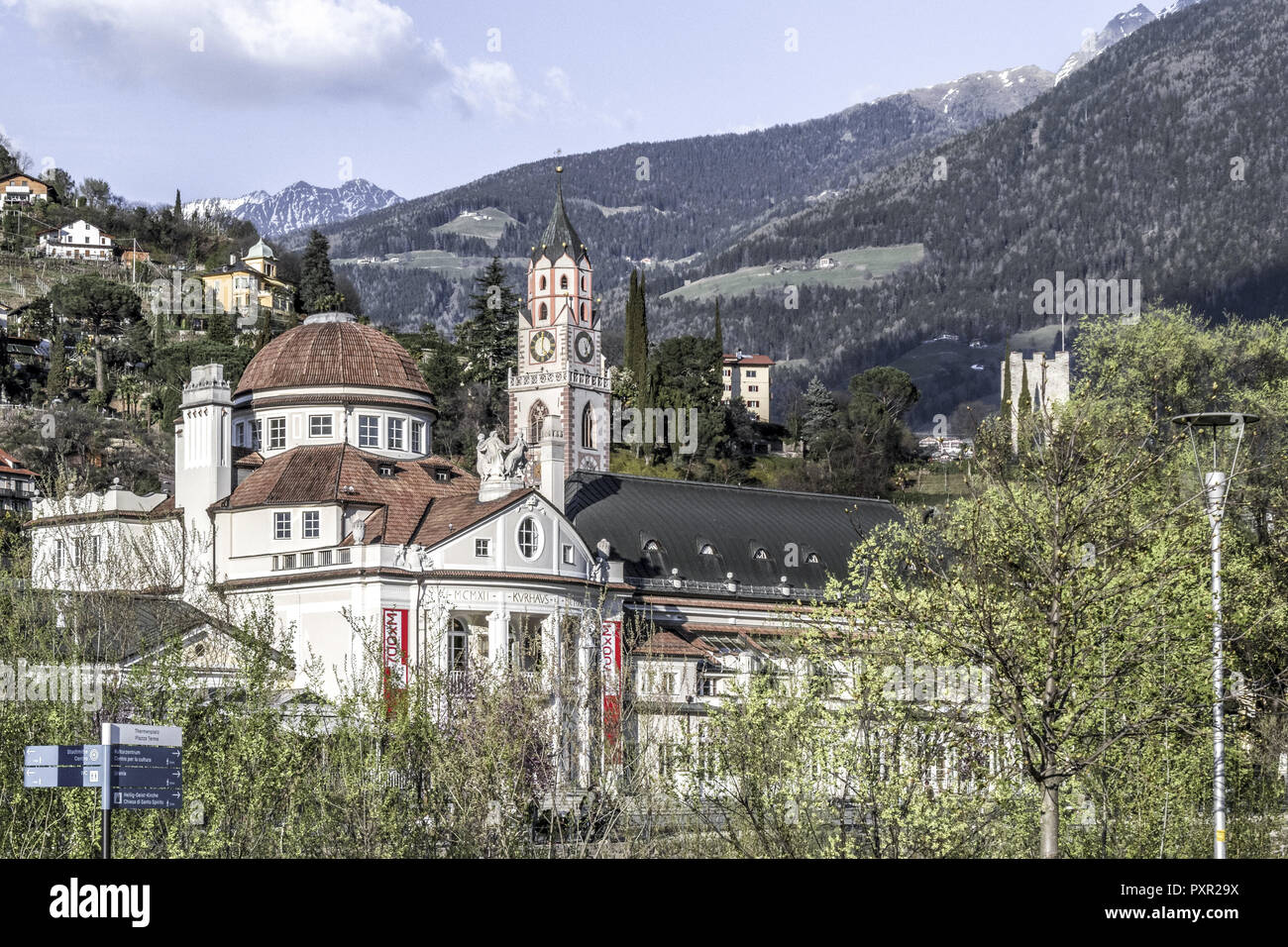 Meran, Südtirol, Italien Stock Photo - Alamy