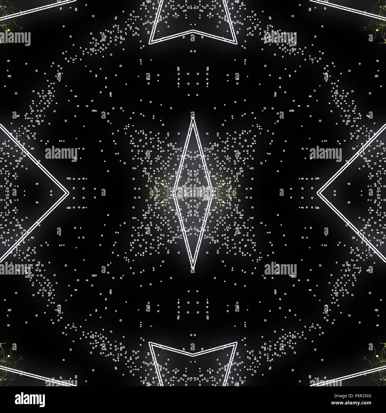 A colorful and vivid image with abstract Sacred Geometry. A psychedelic ...