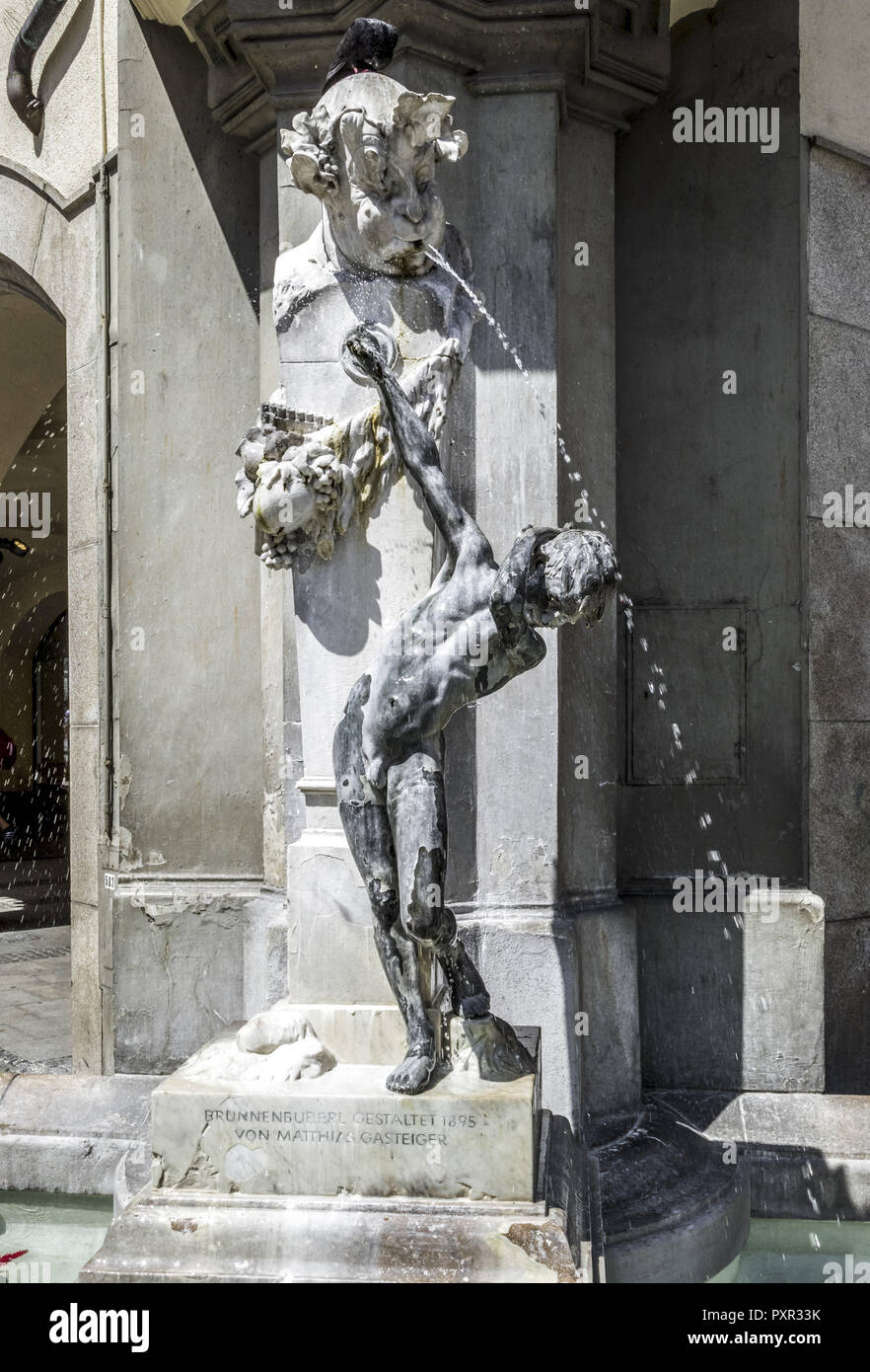 Brunnenbuberl from Matthias Gasteiger at Neuhauser Street, Munich ...