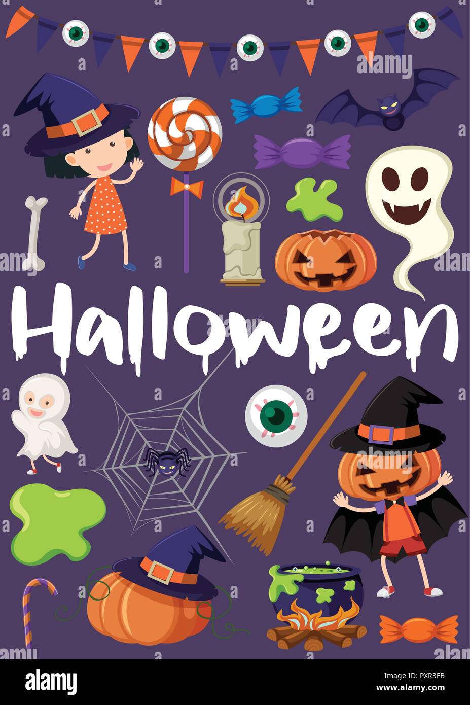 Scary bat creature illustration in Stock Vector Images - Alamy