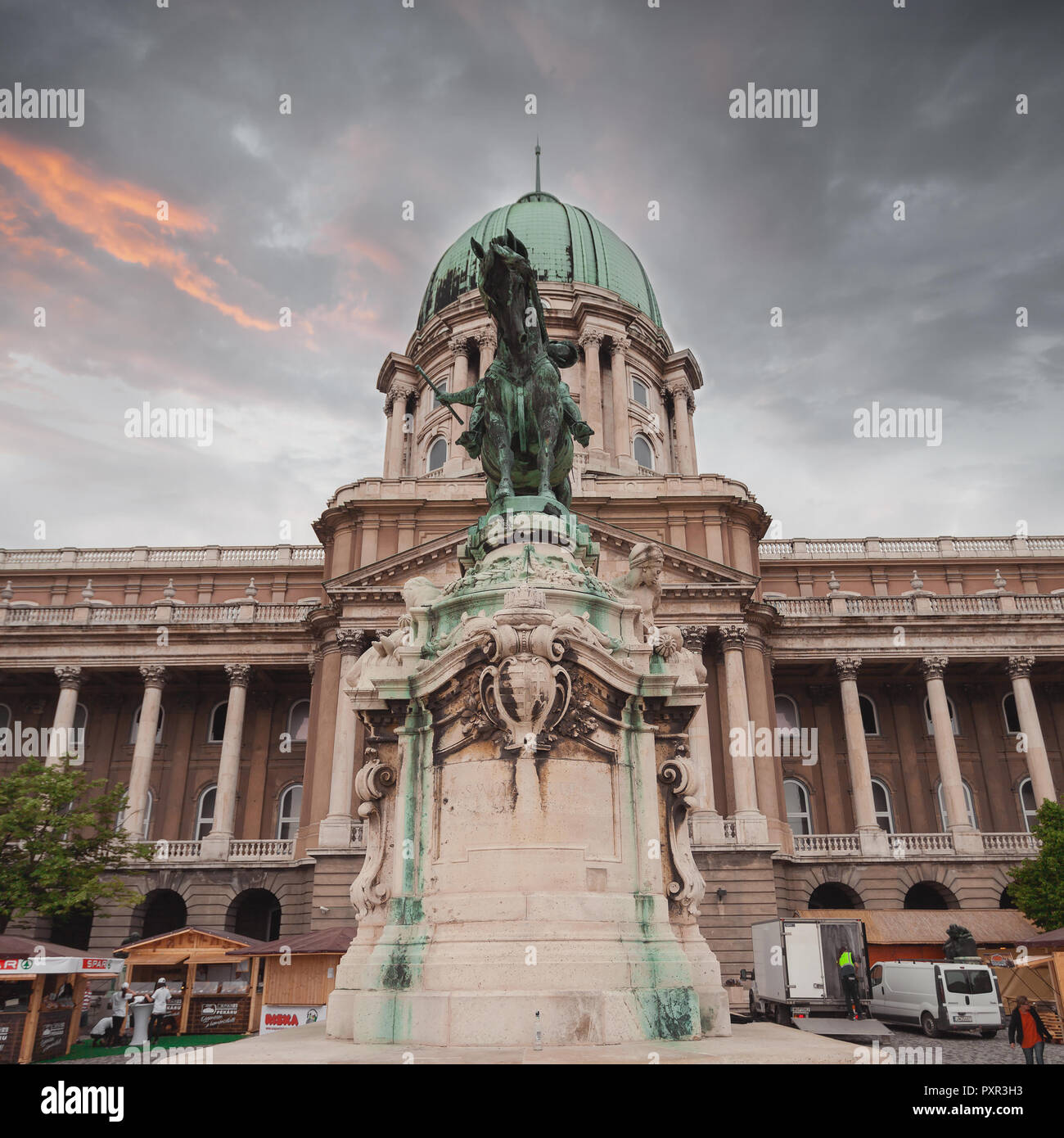 Budapest Royal Castle. Hungary Stock Photo - Alamy