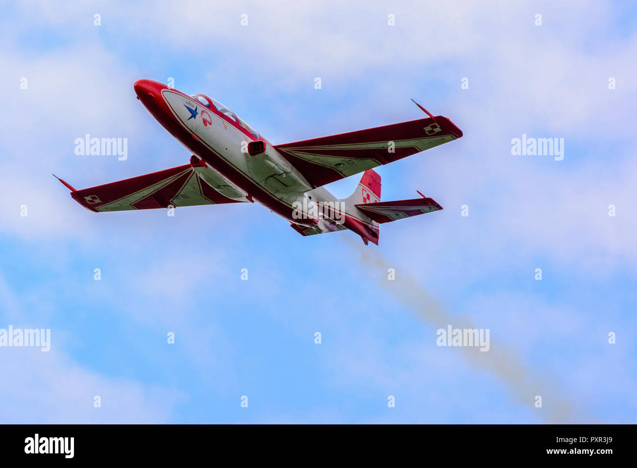 Polish White Red Sparks Stock Photo - Alamy