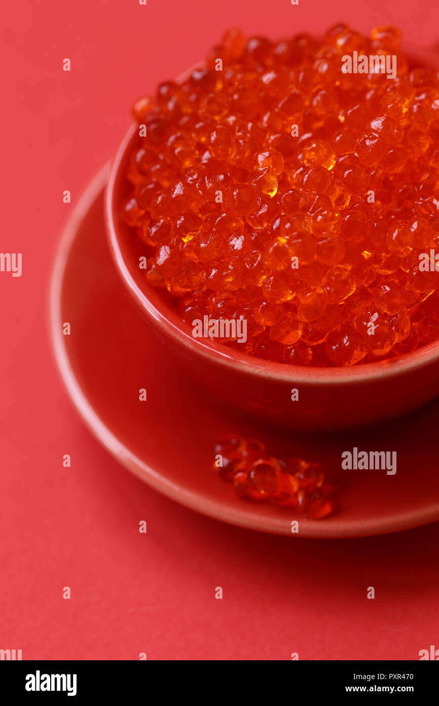 red fish caviar - a delicacy appetizer Stock Photo - Alamy