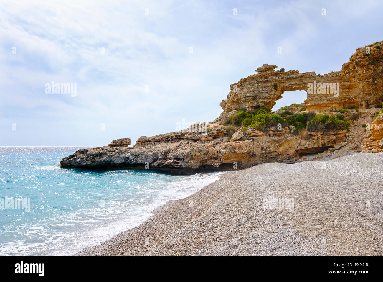 Albania beach dhermi hi-res stock photography and images - Alamy