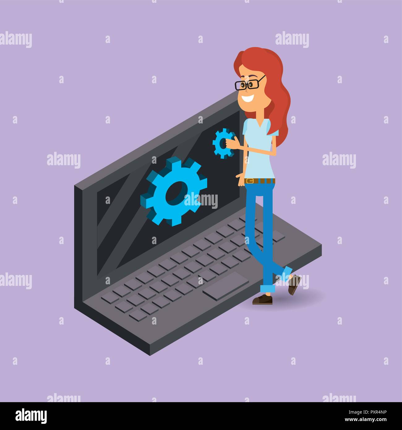 cloud storage cartoon Stock Vector Image & Art - Alamy