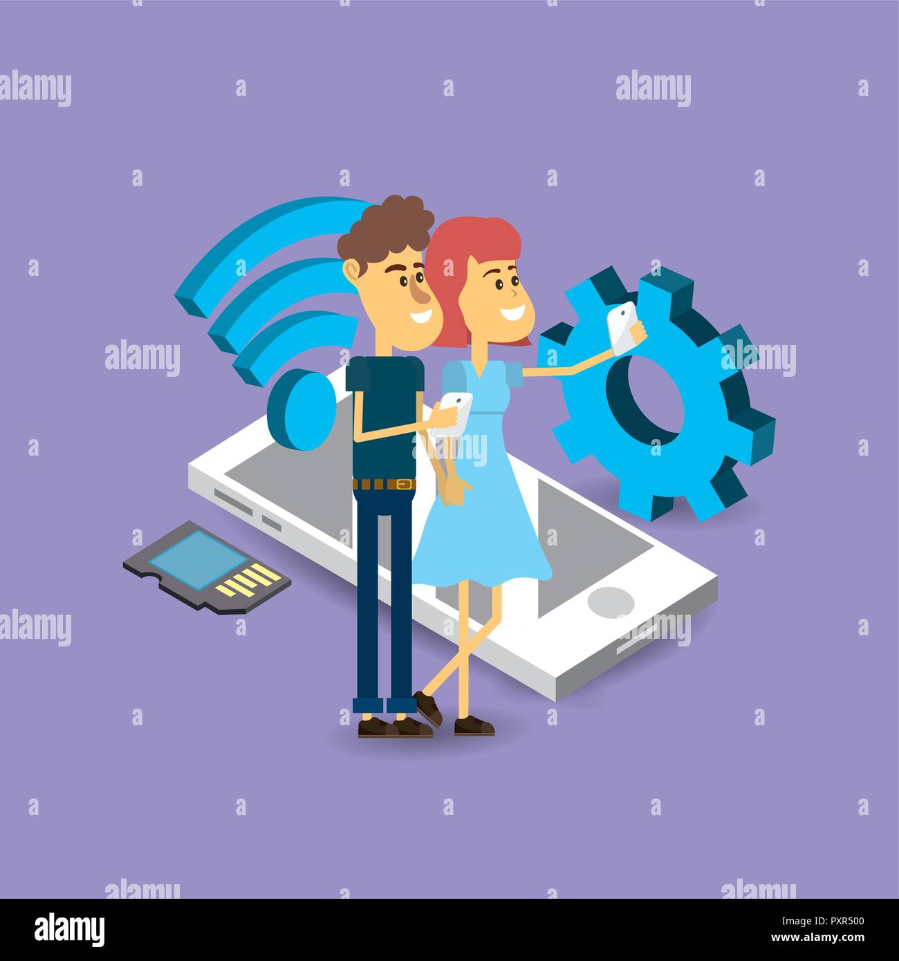 mail storage cartoon Stock Vector Image & Art - Alamy