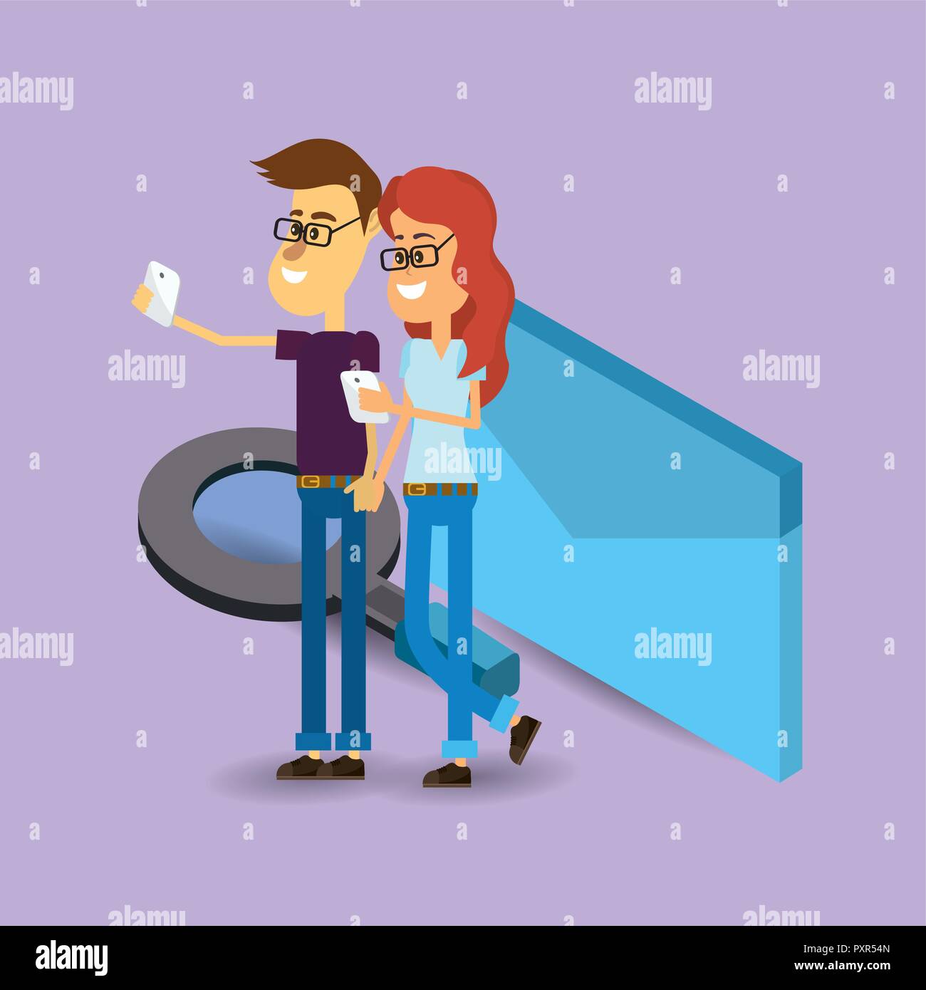search engine cartoon Stock Vector Image & Art - Alamy