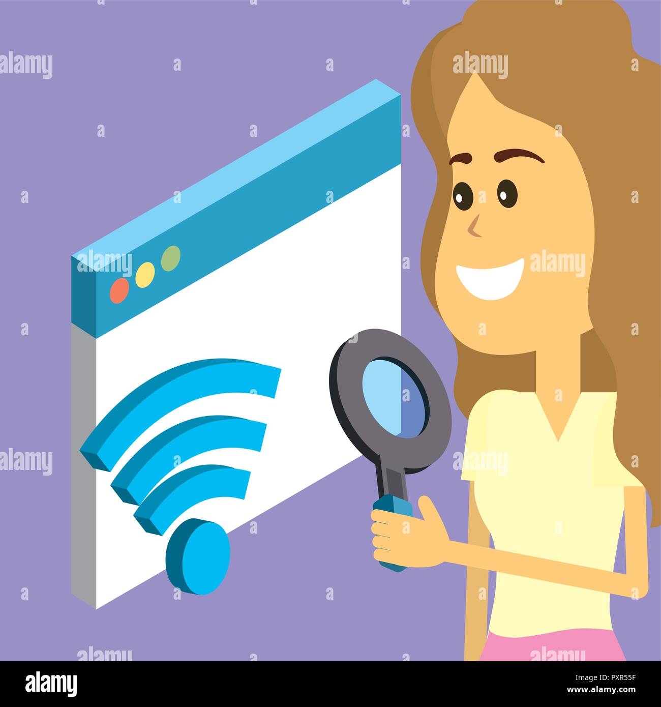 search engine cartoon Stock Vector Image & Art - Alamy