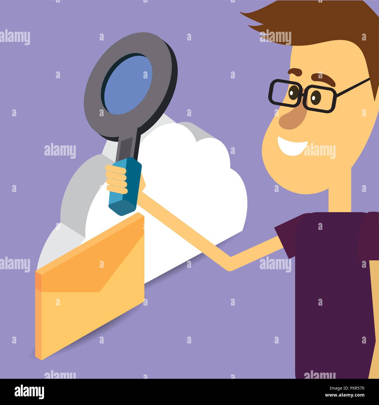 search engine cartoon Stock Vector Image & Art - Alamy