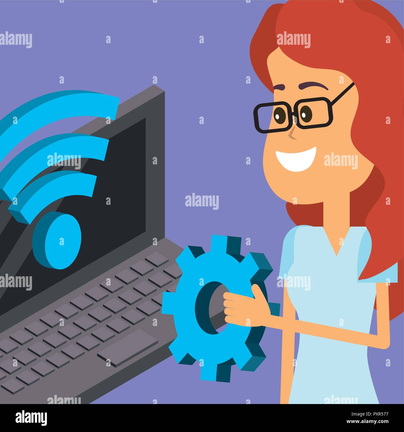 search engine cartoon Stock Vector Image & Art - Alamy
