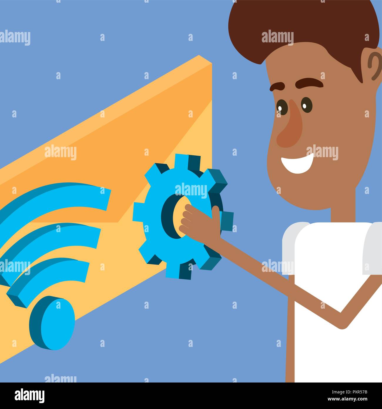 search engine cartoon Stock Vector Image & Art - Alamy