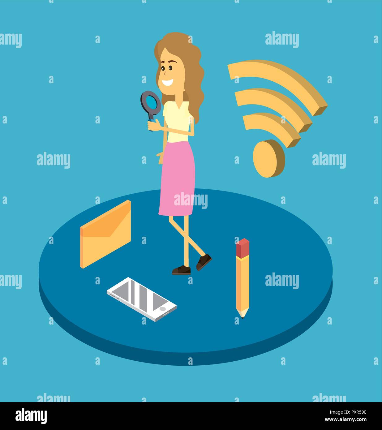 search engine cartoon Stock Vector Image & Art - Alamy