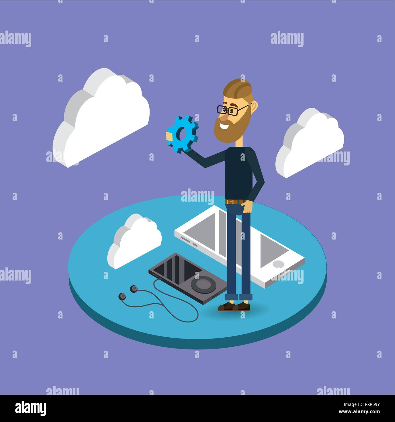 search engine cartoon Stock Vector Image & Art - Alamy