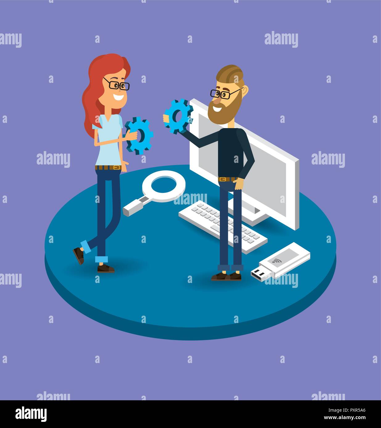 search engine cartoon Stock Vector Image & Art - Alamy