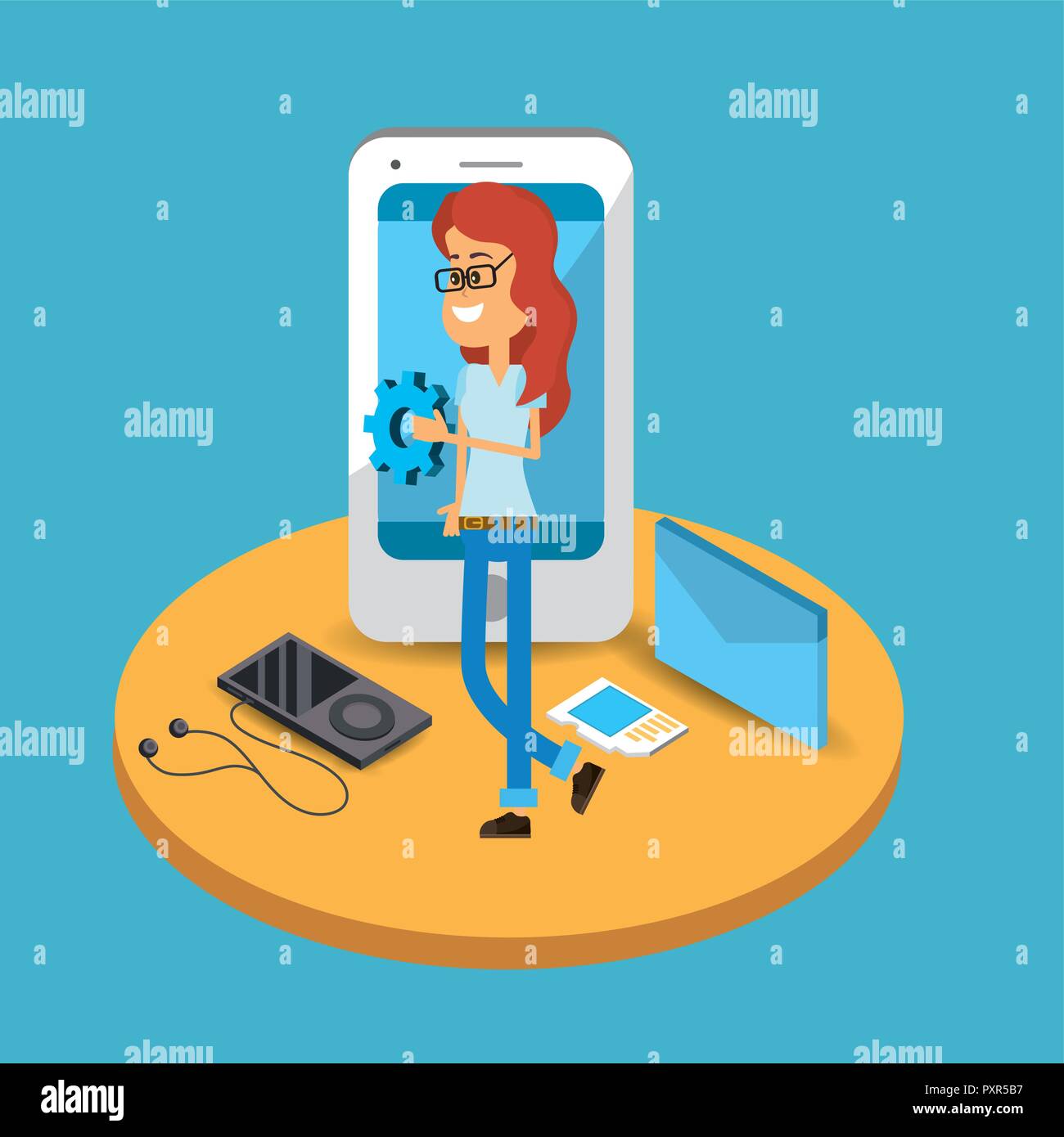 search engine cartoon Stock Vector Image & Art - Alamy