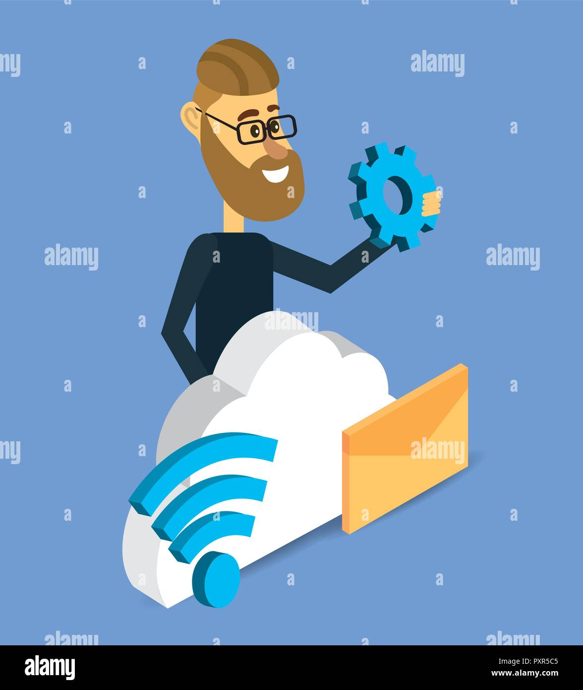 search engine cartoon Stock Vector Image & Art - Alamy