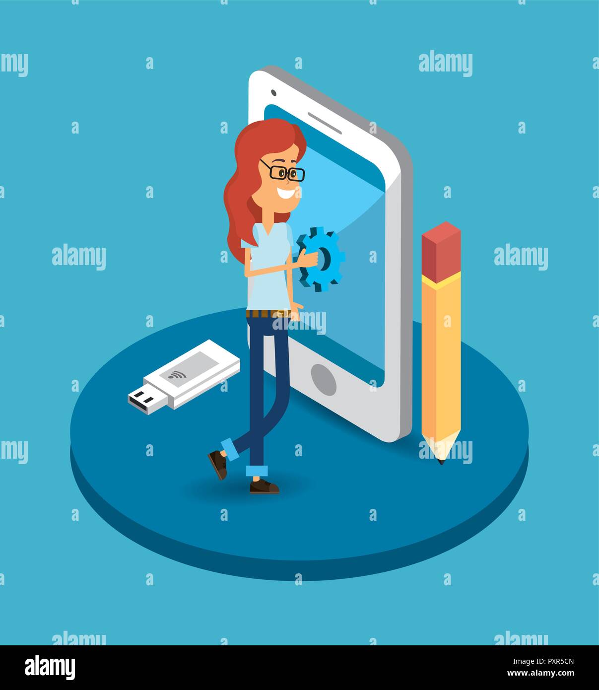 search engine cartoon Stock Vector Image & Art - Alamy