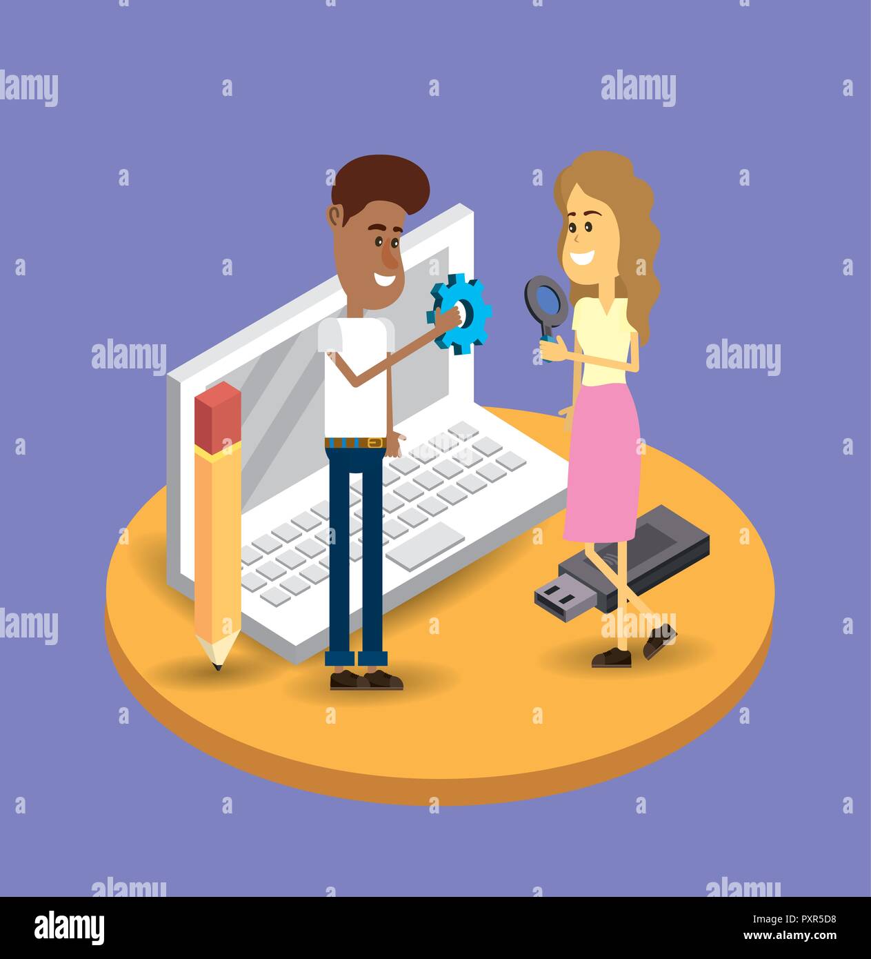 search engine cartoon Stock Vector Image & Art - Alamy
